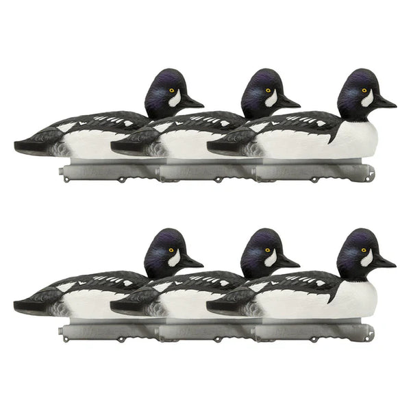 Live Foam Filled Barrow’s Goldeneye Duck Decoys 6 Pack - FA Brand Canada